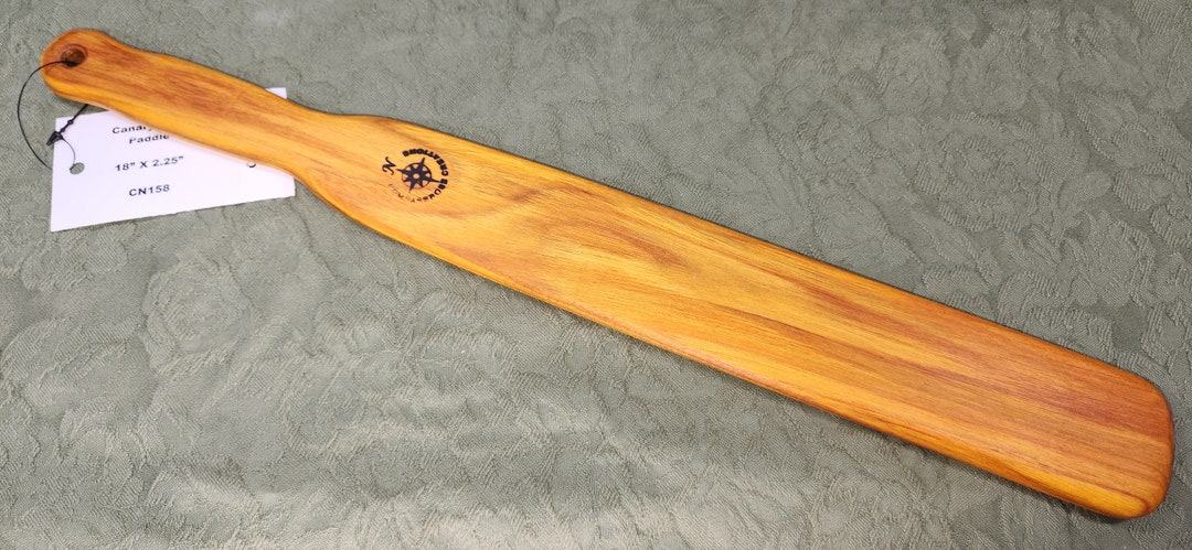 Canary Wood Miss Rose Paddles Spanking Paddle Long Flare Bat Style ...
