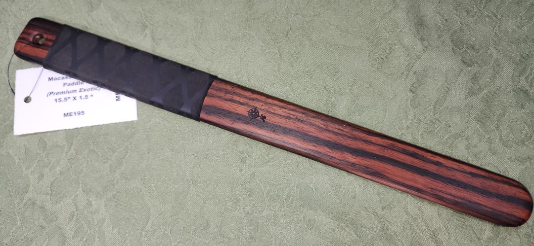 Macassar Ebony Rare Miss Rose Paddles Spanking Paddle Discipline Stick ...