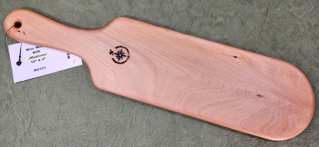 Lovely Pacific Madrone Miss Rose Spanking Paddle Classic BOE MS151 ...