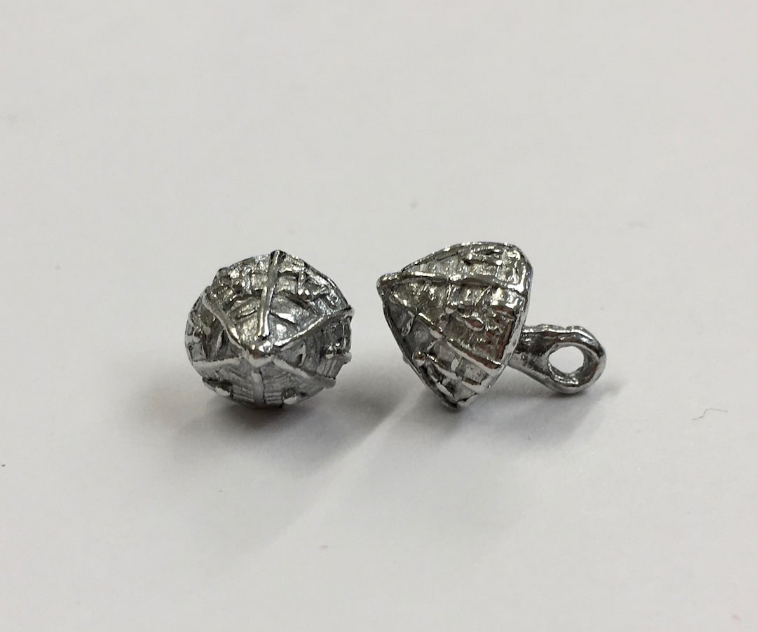 Set of 12 Replica Tudor Pewter Thread Cone Buttons for Renaissance ...