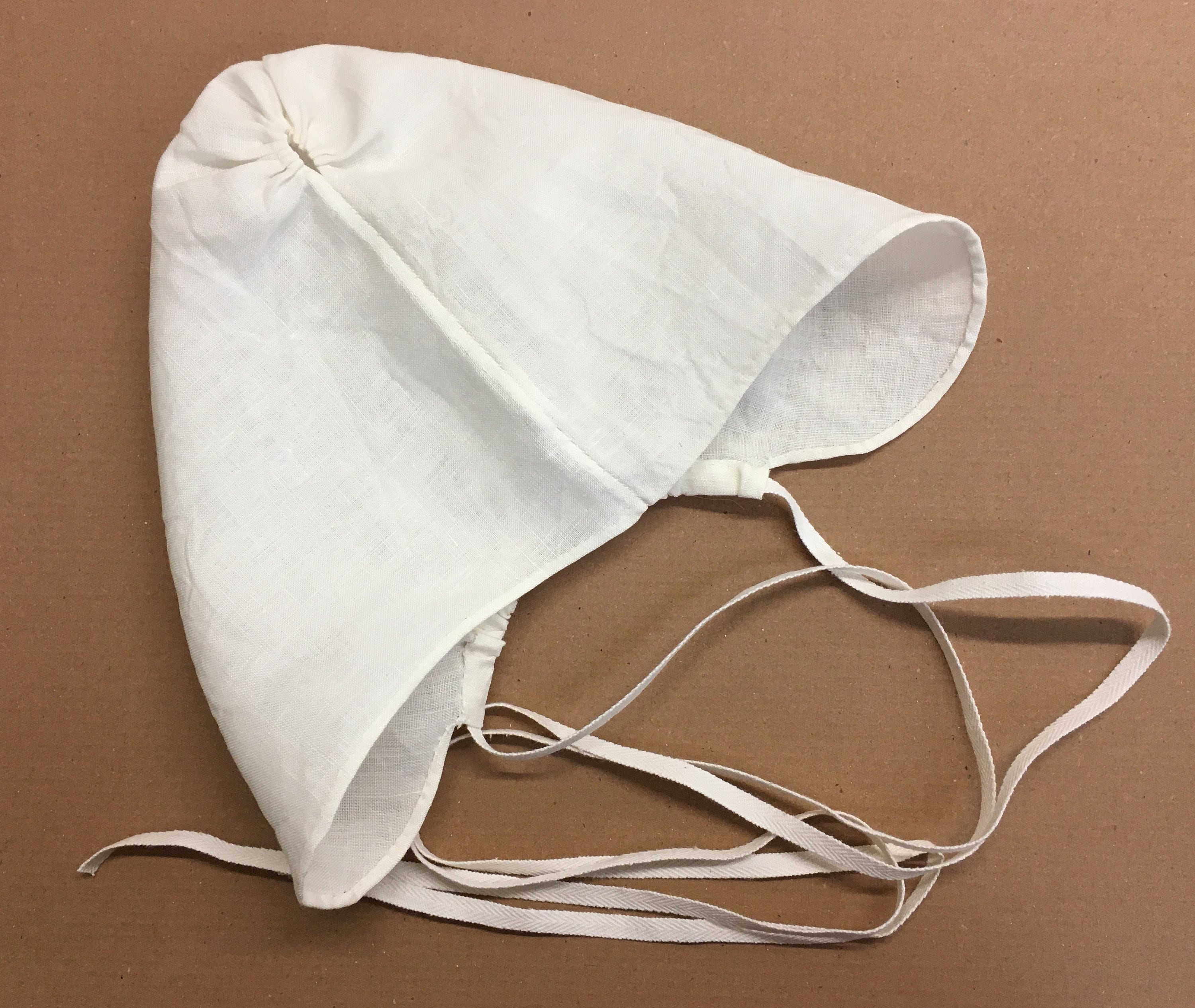 Hand-sewn Tudor/elizabethan Linen Cap Kercher or Coif - Etsy