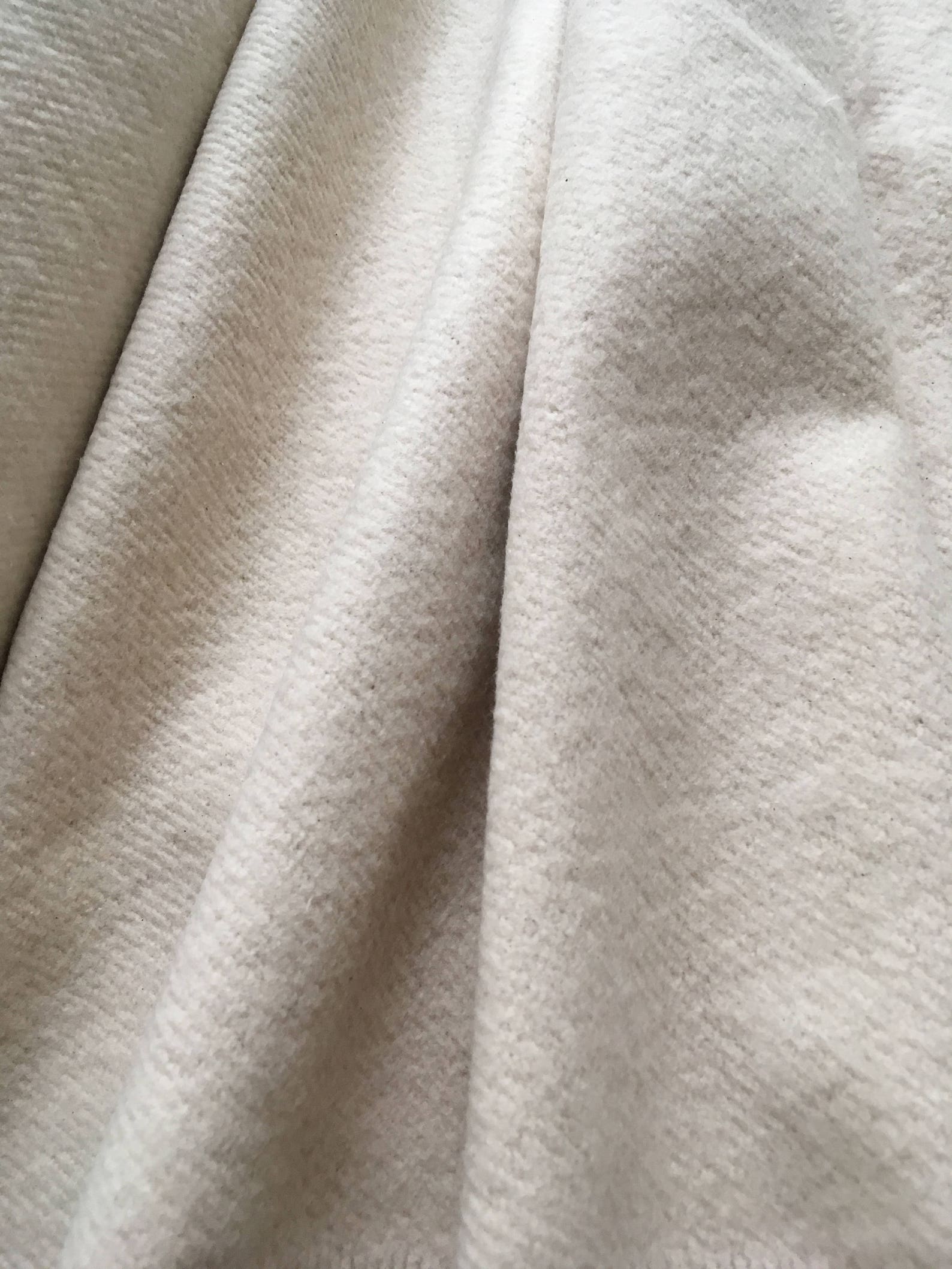 Cotton Wadding, Unbleached/natural Colour – Fabric Sold by the Half ...