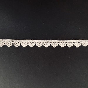 Tudor Style Ivory or Cream Floral Edging Lace for Renaissance or ...