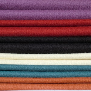 Murrey/wine Red Tudor Style Woollen 2/2 Twill Cloth Fabric Sold by the ...