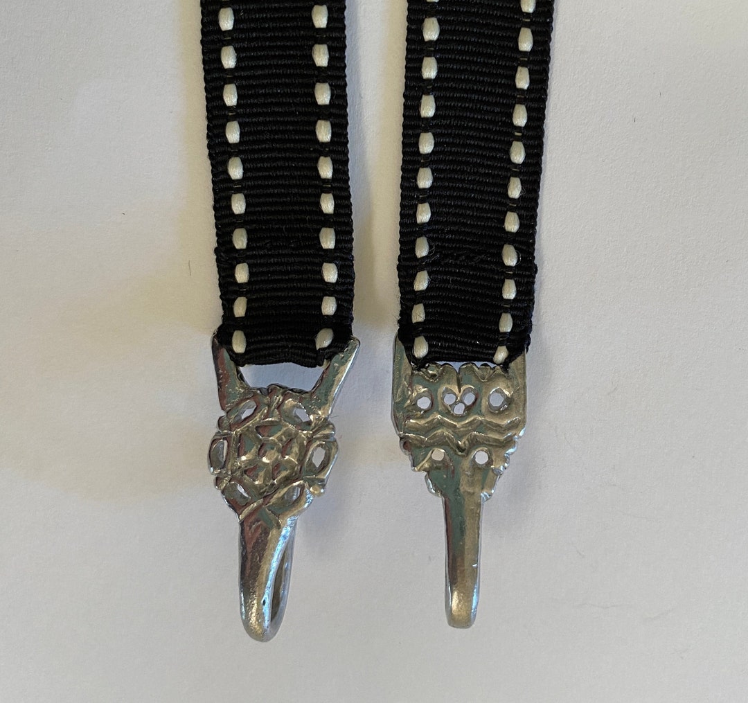 Pewter Hooks known as Dress Hooks Sold Singly or With Ribbon - Etsy UK