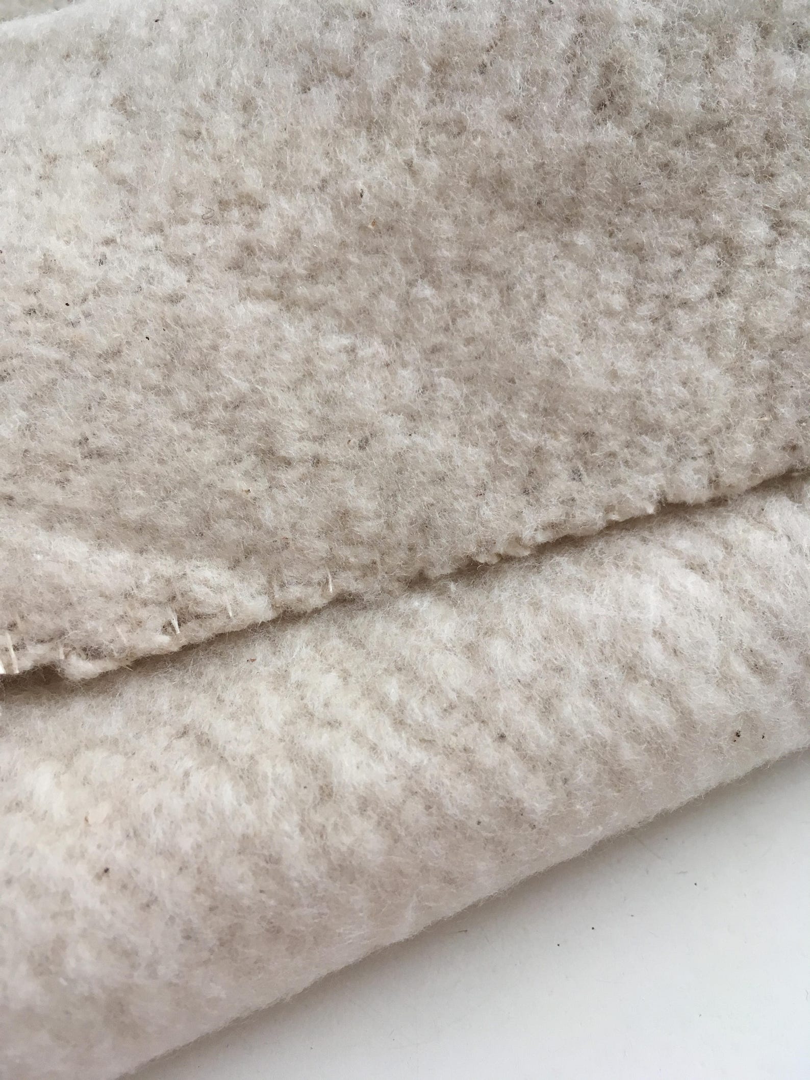 Cotton Wadding, Unbleached/natural Colour – Fabric Sold by the Half ...