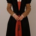 Black Tudor Style Worsted Wool Cloth - Fabric Sold by the Half Yard ...