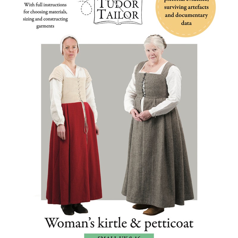 Tudor Kirtle Dress Pattern - Etsy