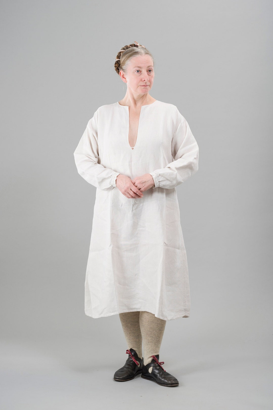 Pattern for Tudor Woman's Smock, Nowadays Called a Chemise, Tudor ...