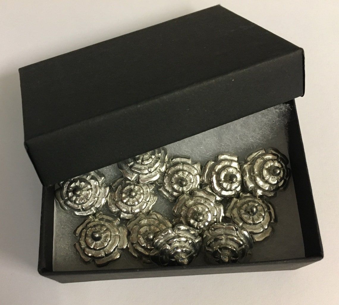 Set of 12 Replica Tudor Pewter Dudley Buttons for | Etsy