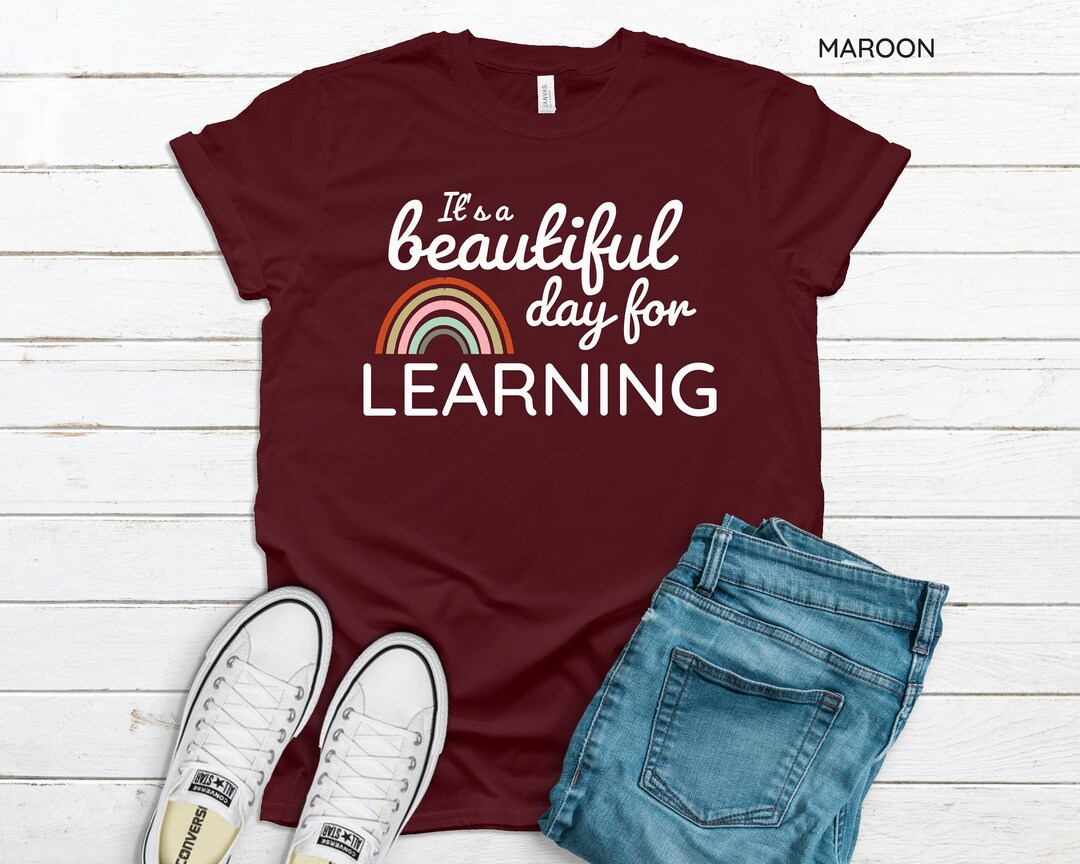 Teacher Shirt, Time for Learning Tee, Teacher Graphic Tee, Back to ...