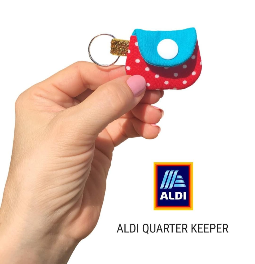 ALDI Quarter Keeper, Tiny Coin Purse, Micro Coin Pouch, 2" X 1.5" - Etsy