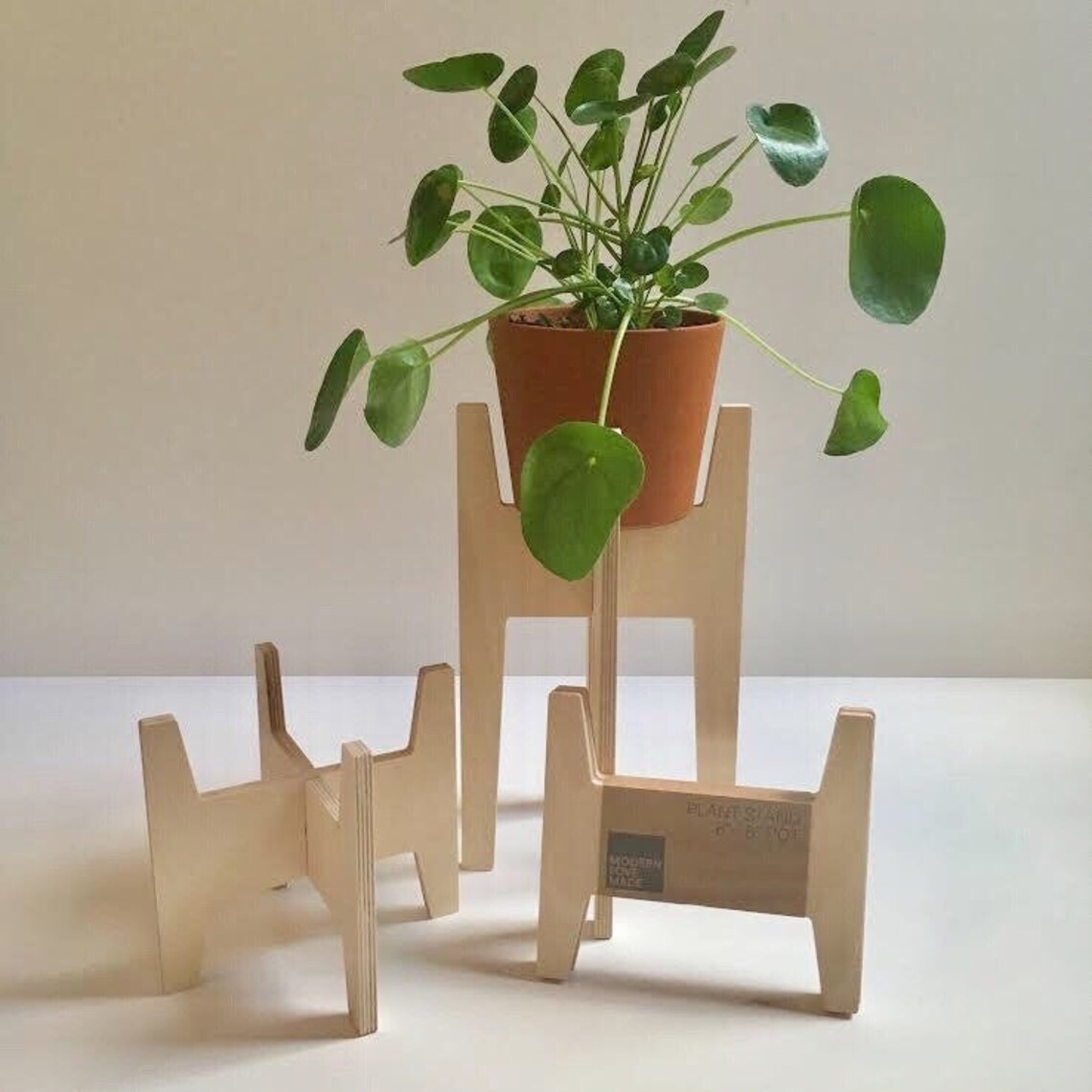 Modern Love Mid Century Plant Stand / Flat Pack - Etsy