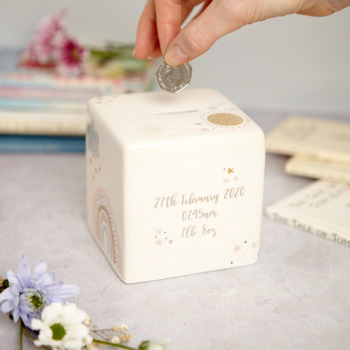 Personalised Christening Gift Money Box - Etsy