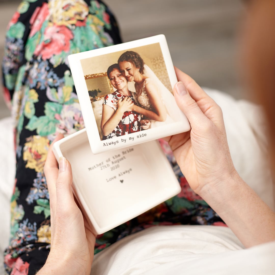 Mother of the Bride Photo Keepsake Box Gift - Etsy
