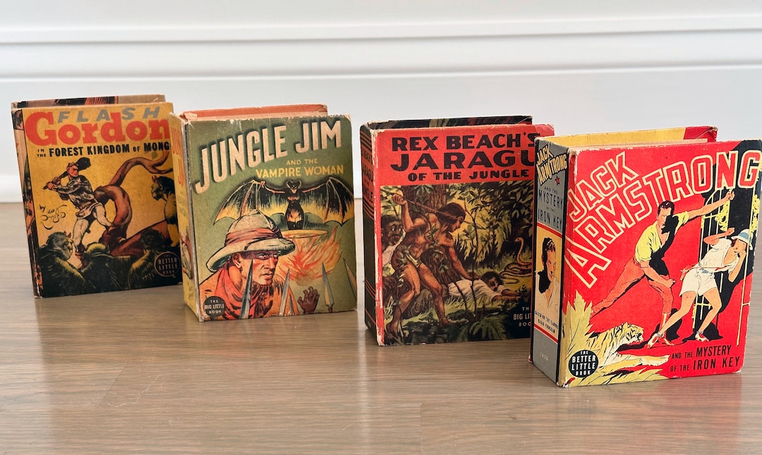 Big Little Books 1930s Jungle Collection - Etsy