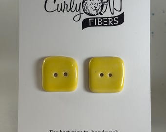 Unique Porcelain Ceramic Clay Hand Made Glazed Colourful Buttons - Etsy