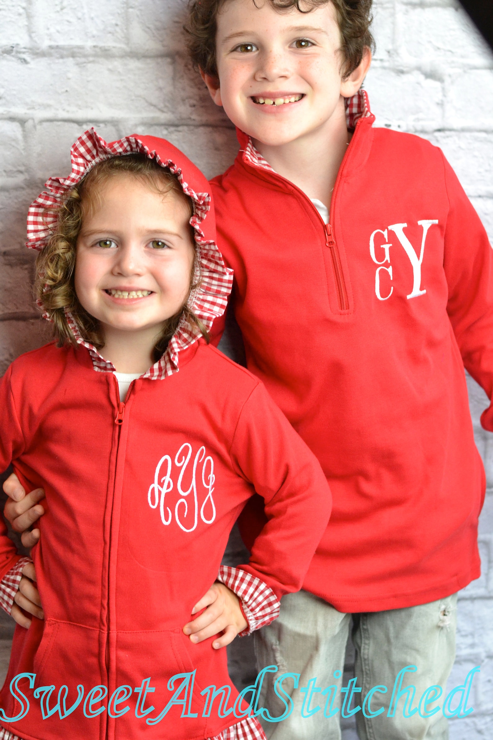 Monogrammed Girls Jacket Monogrammed Zip up Hoodie | Etsy