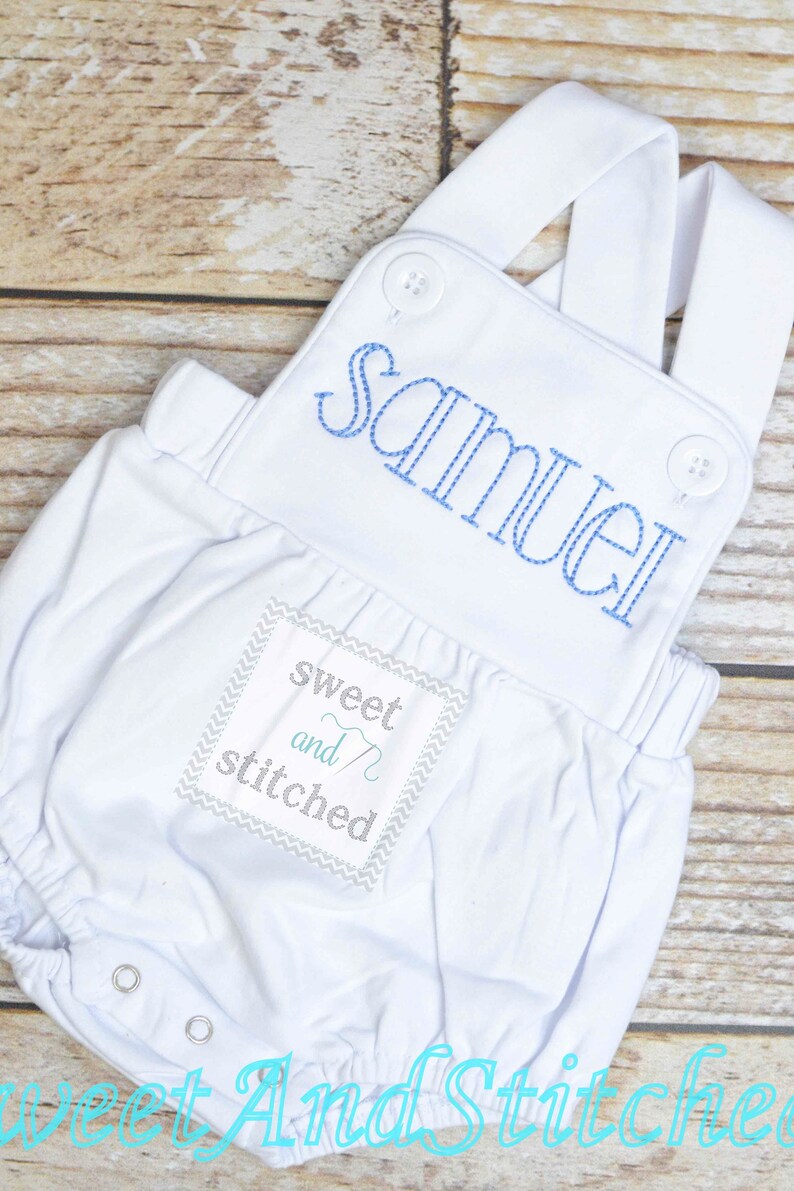 Monogrammed Baby Boy Outfit, Monogrammed Boys Bubble, Baby Boy Romper ...
