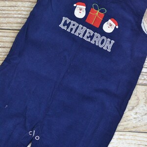 Baby Boy Christmas Outfit, Toddler Boys Christmas Overalls, Boys ...