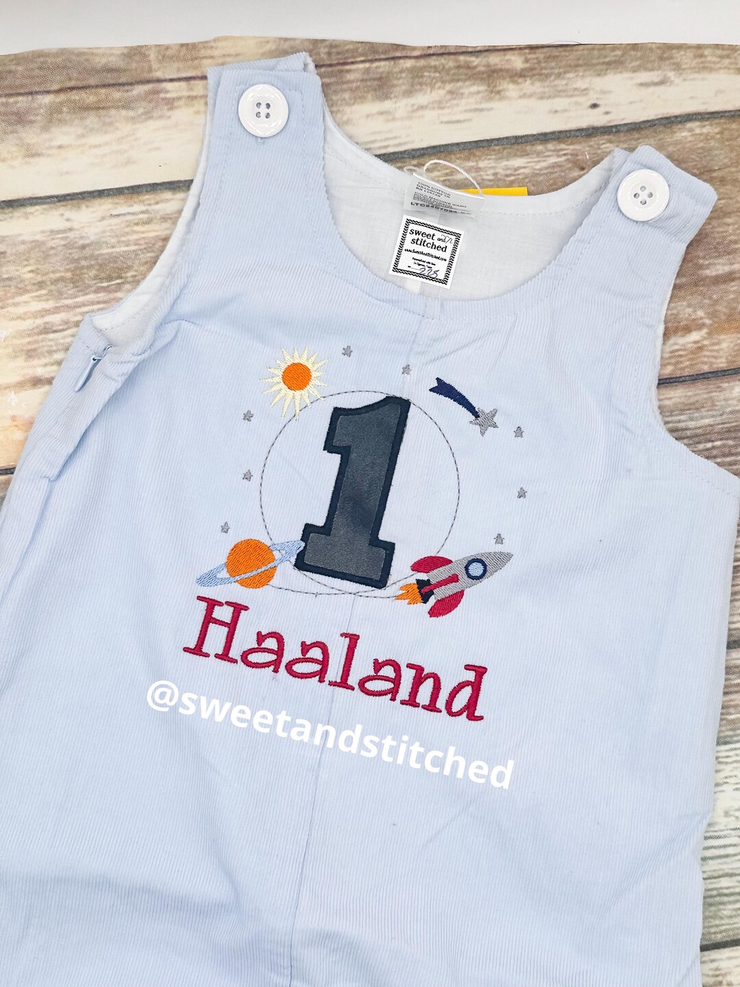 Space Themed 1st Birthday Outfit, Airplane Cake Smash Outfit, Around ...