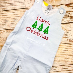 Personalized Baby Boy 1st Christmas Outfit - Monogrammed Christmas ...
