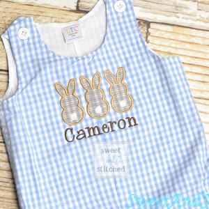 Personalized Boys Easter Outfit With Bunny Design and Name - Baby Boy ...