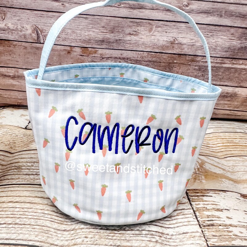 Monogram Easter Basket - Etsy