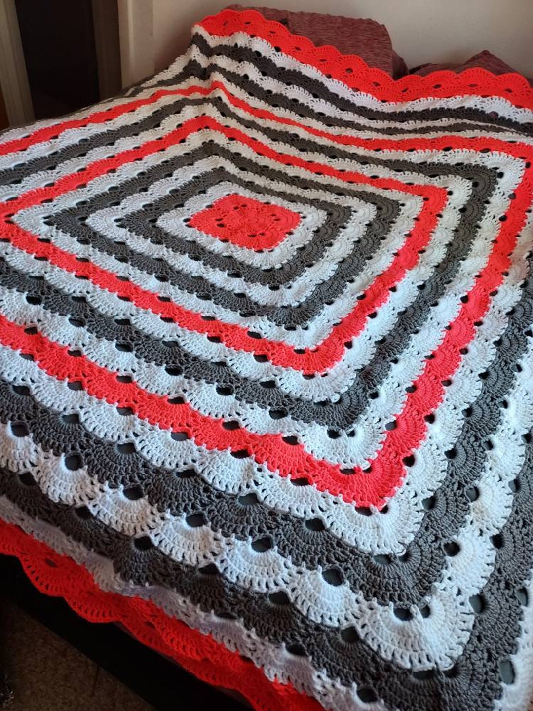 Crochet Virus Stitch Blanket - Etsy