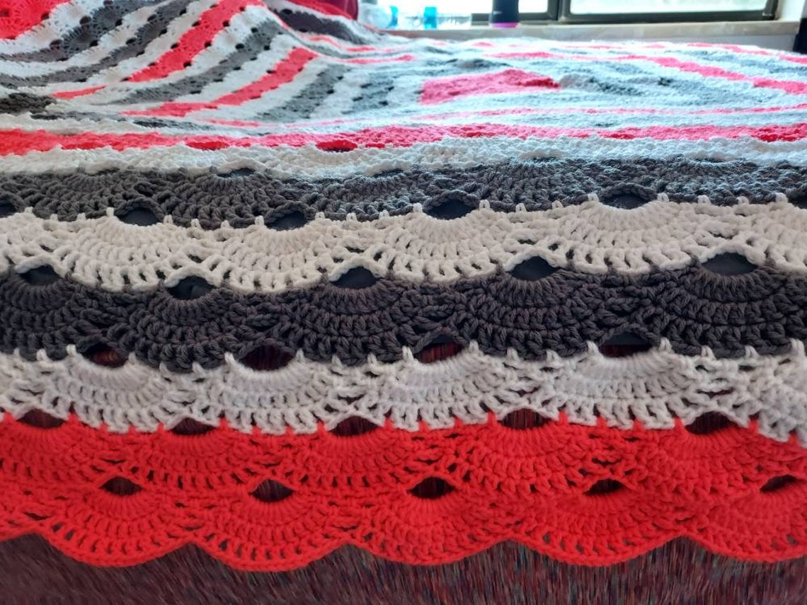 Crochet Virus Stitch Blanket - Etsy