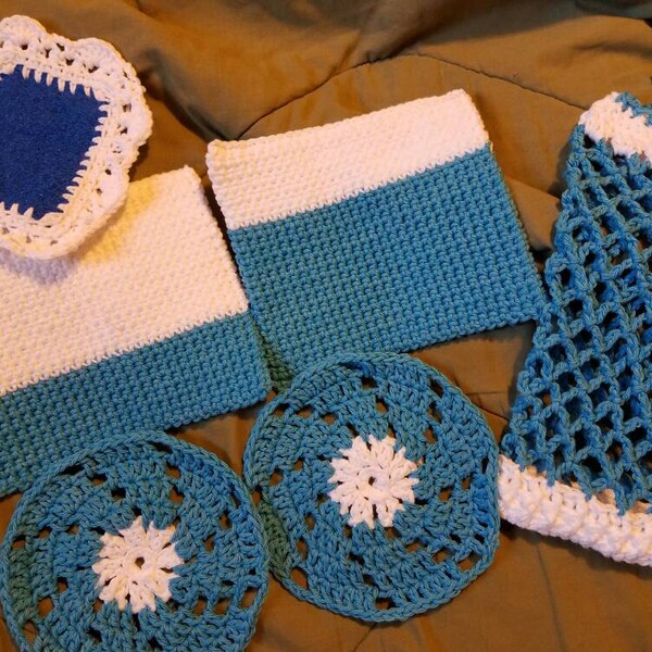 Crochet Kitchen Set - Etsy