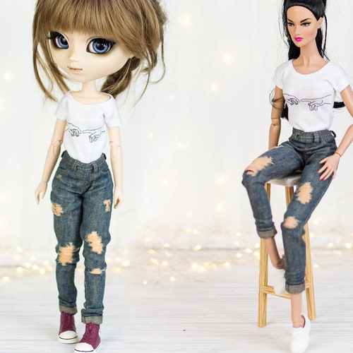 Bell-bottoms Pants for Pullip Obitsu 27 Poppy Parker - Etsy