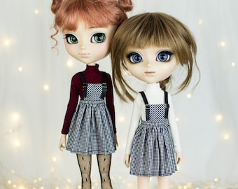 Set: Turtleneck and Overall Dress for Pullip Obitsu 26 27 | Etsy