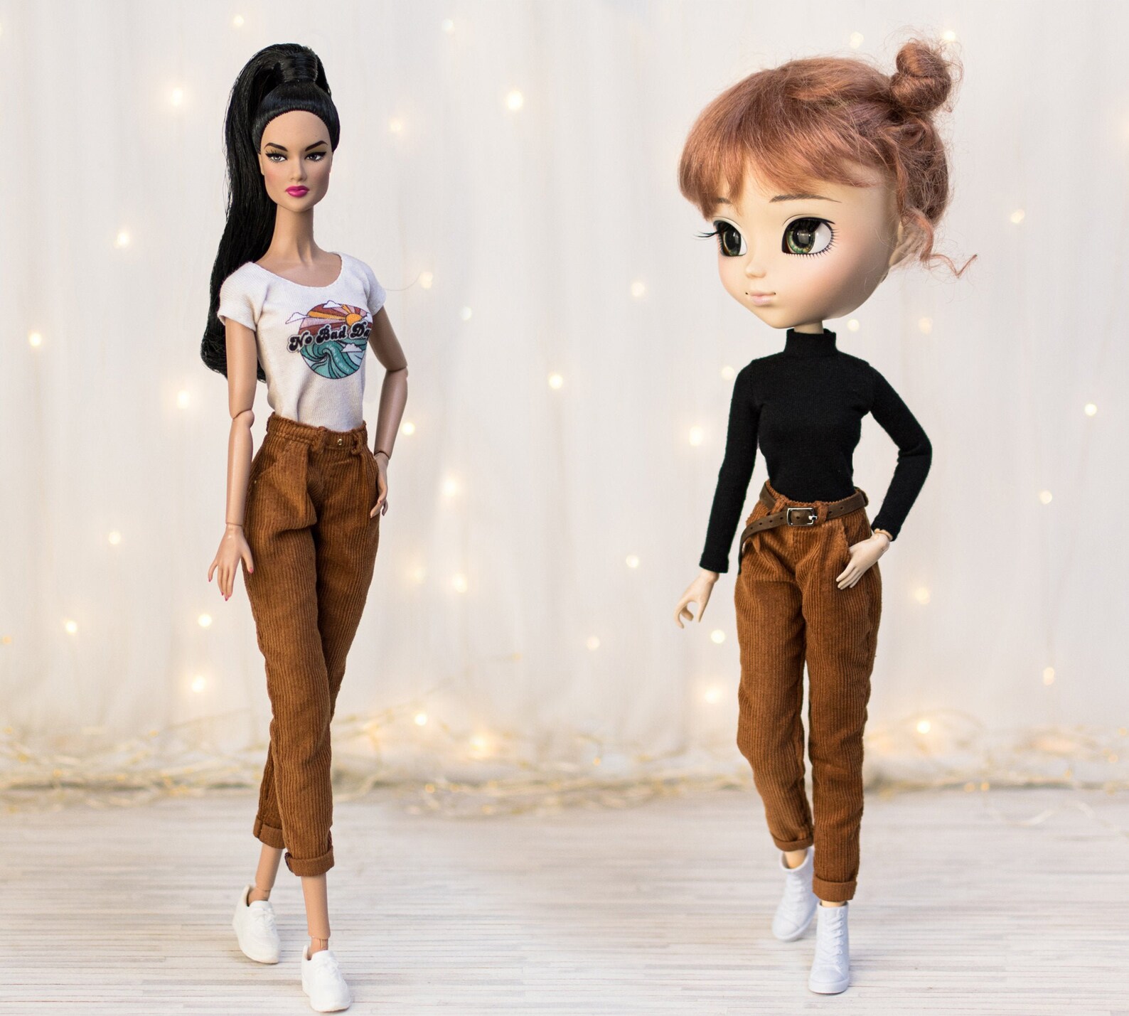 Corduroy Pants for Pullip Obitsu 27 Poppy Parker Barbie MTM - Etsy