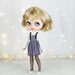Set: Turtleneck and Plaid Dungaree for Pullip Obitsu 27 - Etsy