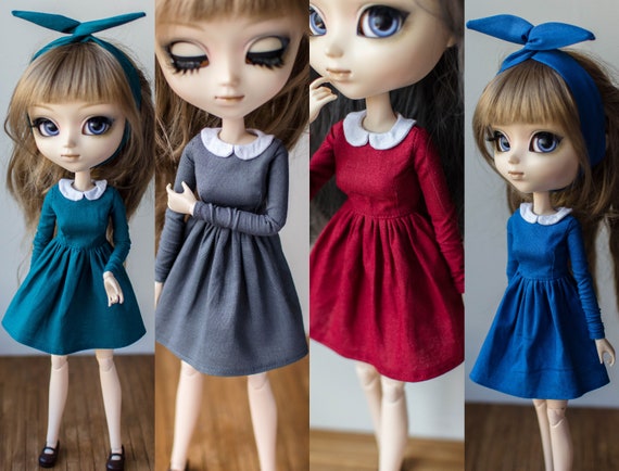 Toys Toys & Games Obitsu 26 27 Set: turtleneck and overall dress for ...
