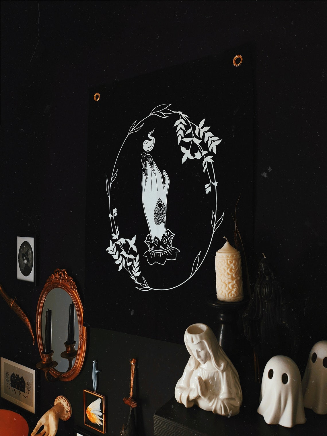 Victorian Hand Wall Hanging - Etsy