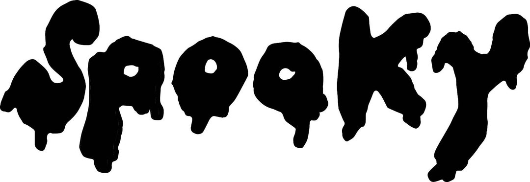 SPOOKY SVG - Etsy