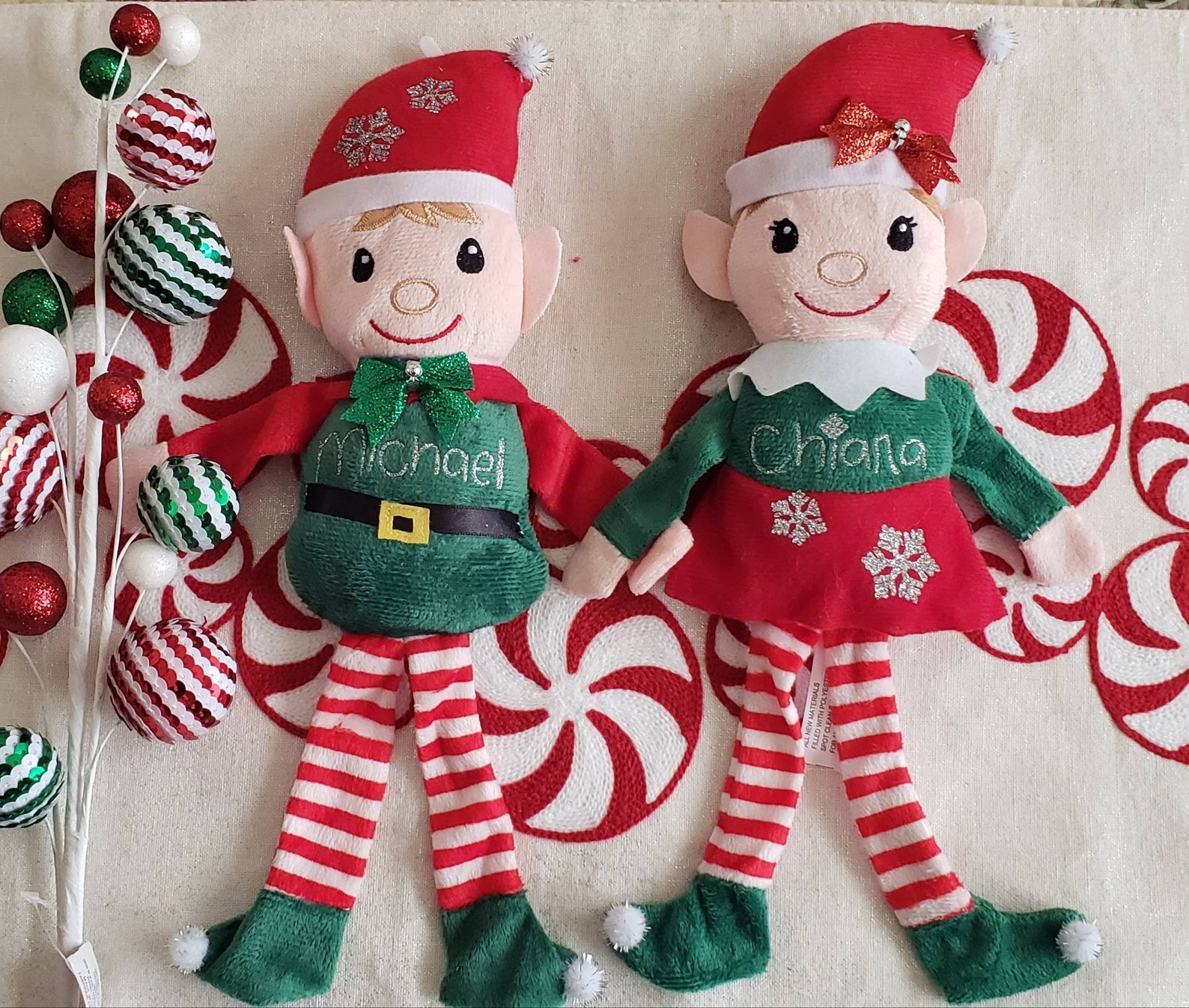 Personalized Christmas Elves Christmas Elf Plush Christmas - Etsy