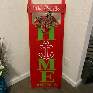 Sled Front Porch Sign - Etsy