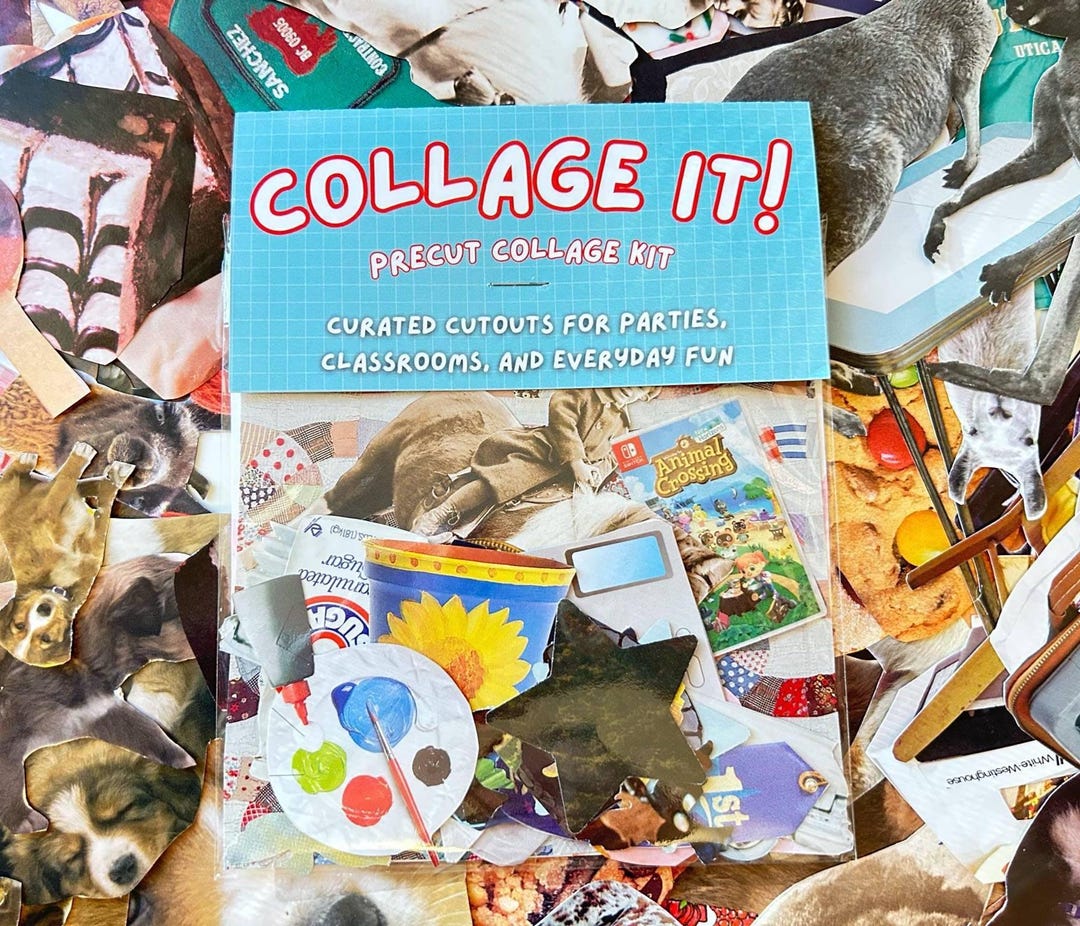Kids Collage Kit | Precut Recycled Magazine Cutouts - Etsy