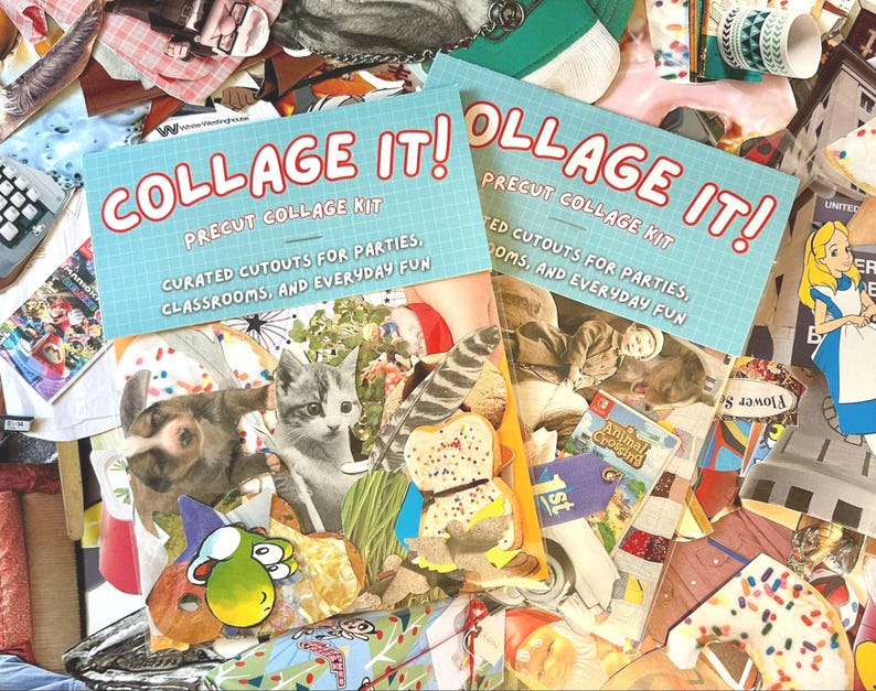Kids Collage Kit | Precut Recycled Magazine Cutouts - Etsy