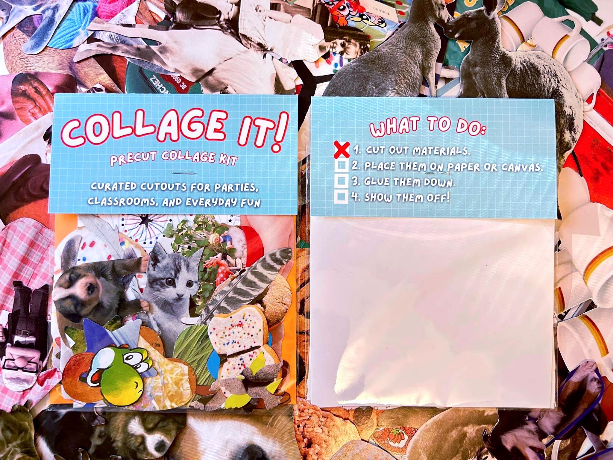 Kids Collage Kit | Precut Recycled Magazine Cutouts - Etsy