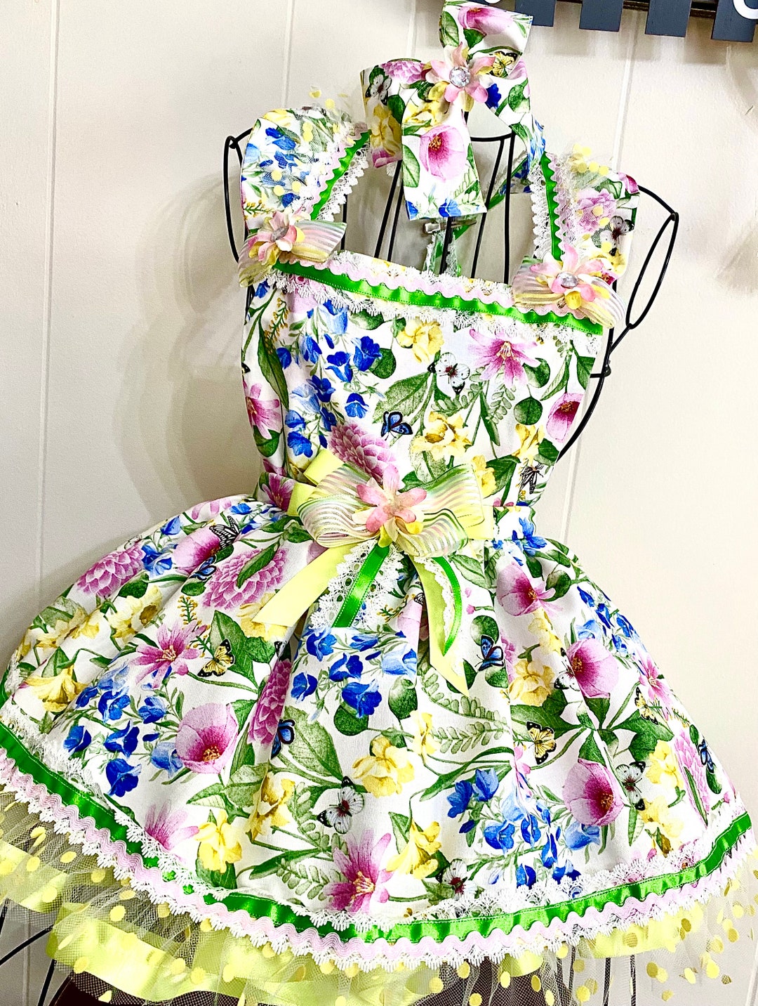 Spring Flowers Tutu Set Perfect For: Outfit of Choice, Pageant Wear ...