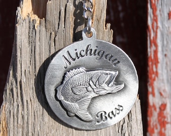 Smallmouth Bass Key Chain Wood Fisherman Gift for Bass - Etsy