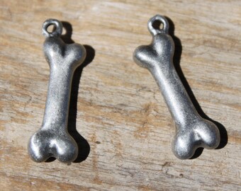 Pewter Dog Charms | Etsy