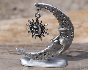 Sun Pewter Figurine - Etsy