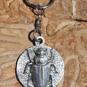 Lead Free Pewter Bug Keychain Beetle Pendant Summer Key Chain Gift Made ...
