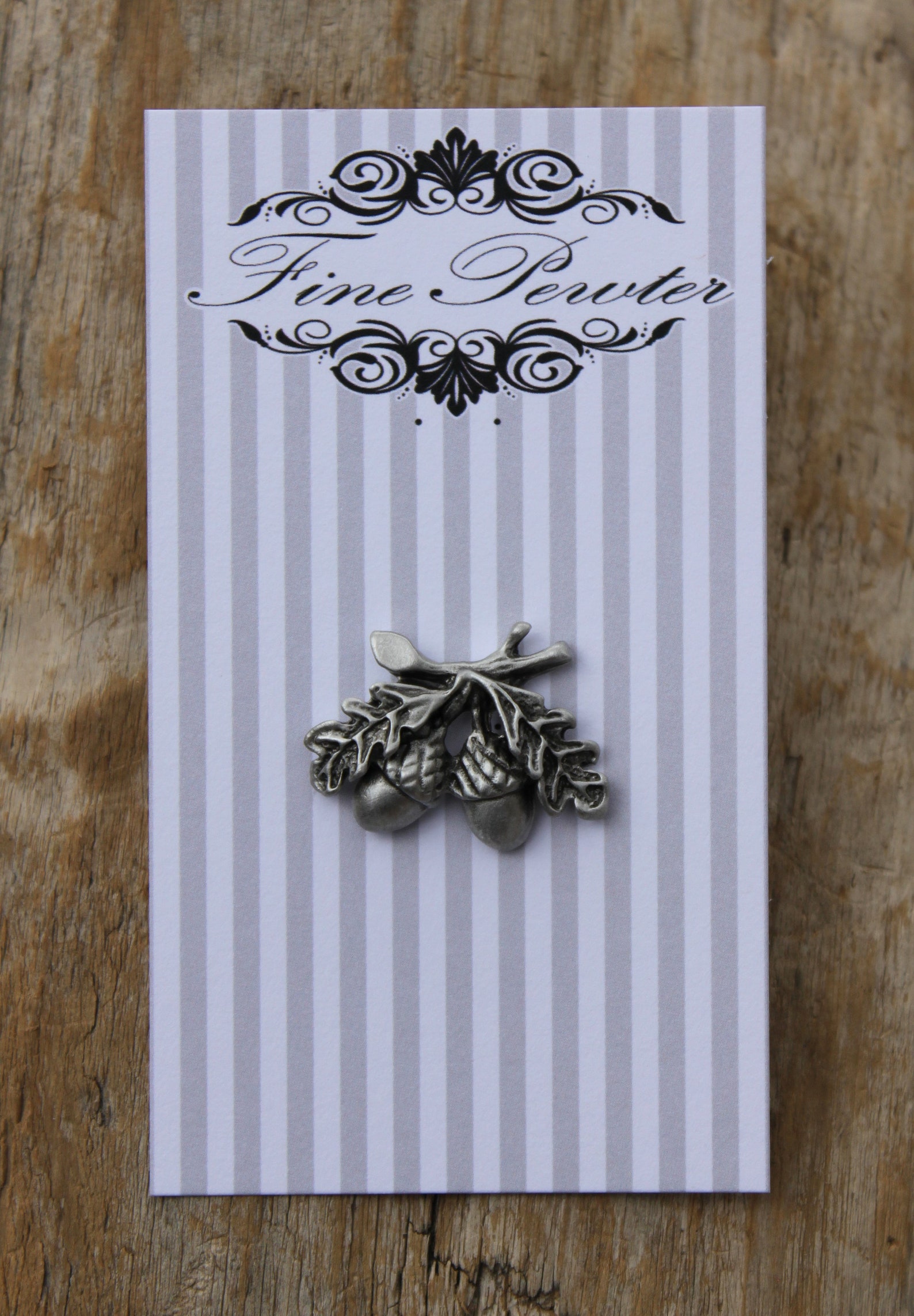 Hastings Pewter Hand Made Lead Free Pewter Acorn Pin Acorns - Etsy