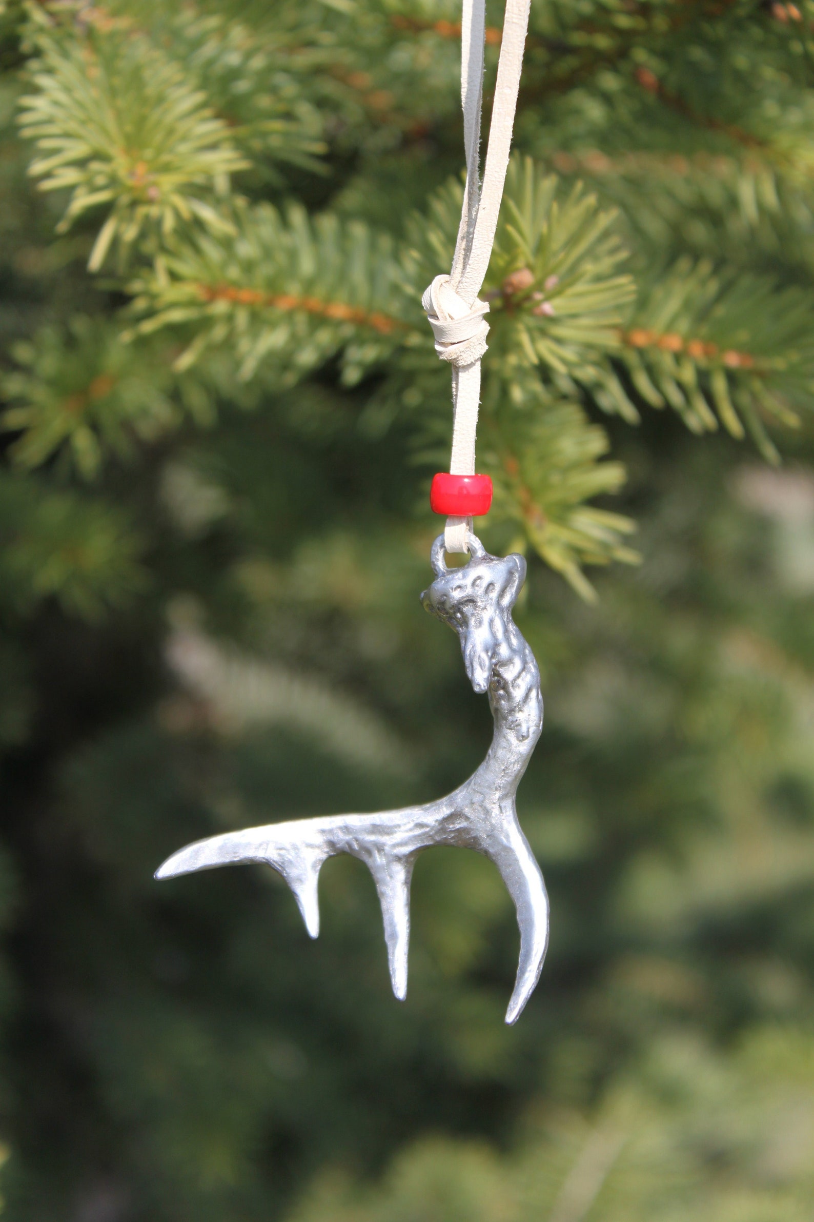 Hastings Pewter Lead Free Pewter White Tail Deer Antler Deer Horn ...